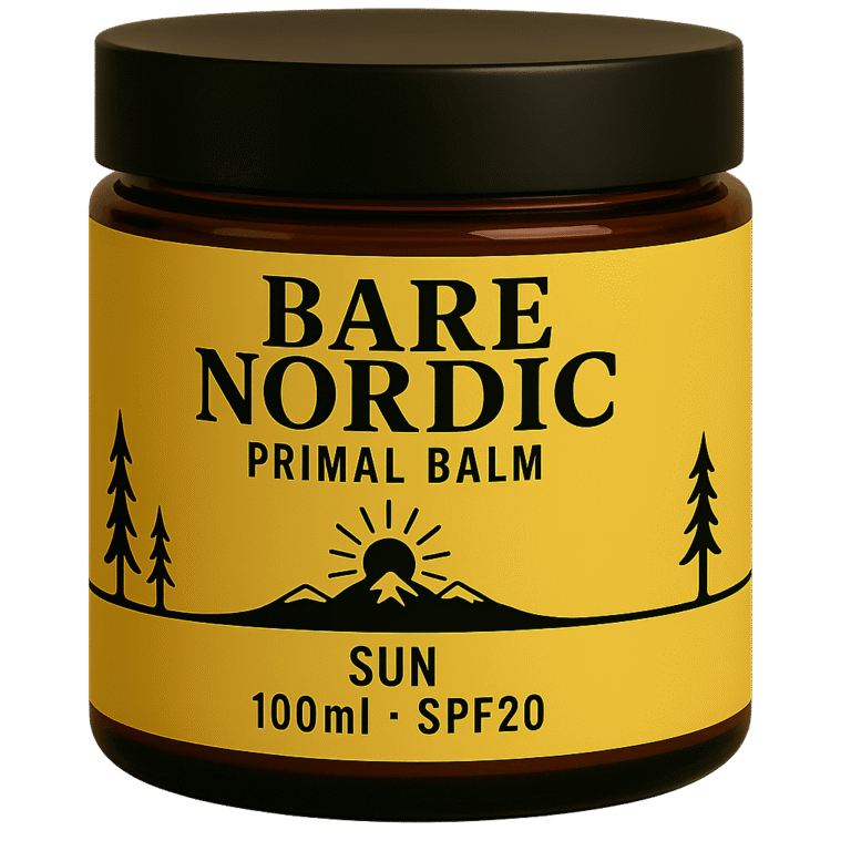 Primal Balm Sun 100 ml – Natural Zinc Sunscreen | SPF20 | Bare Nordic
